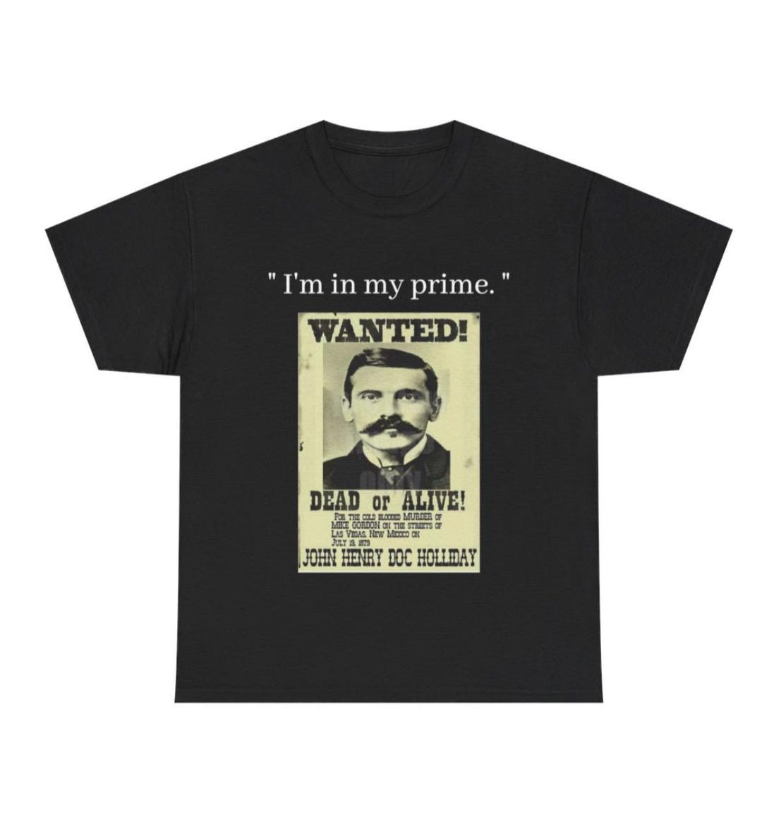 Doc Holliday T-shirts - Etsy