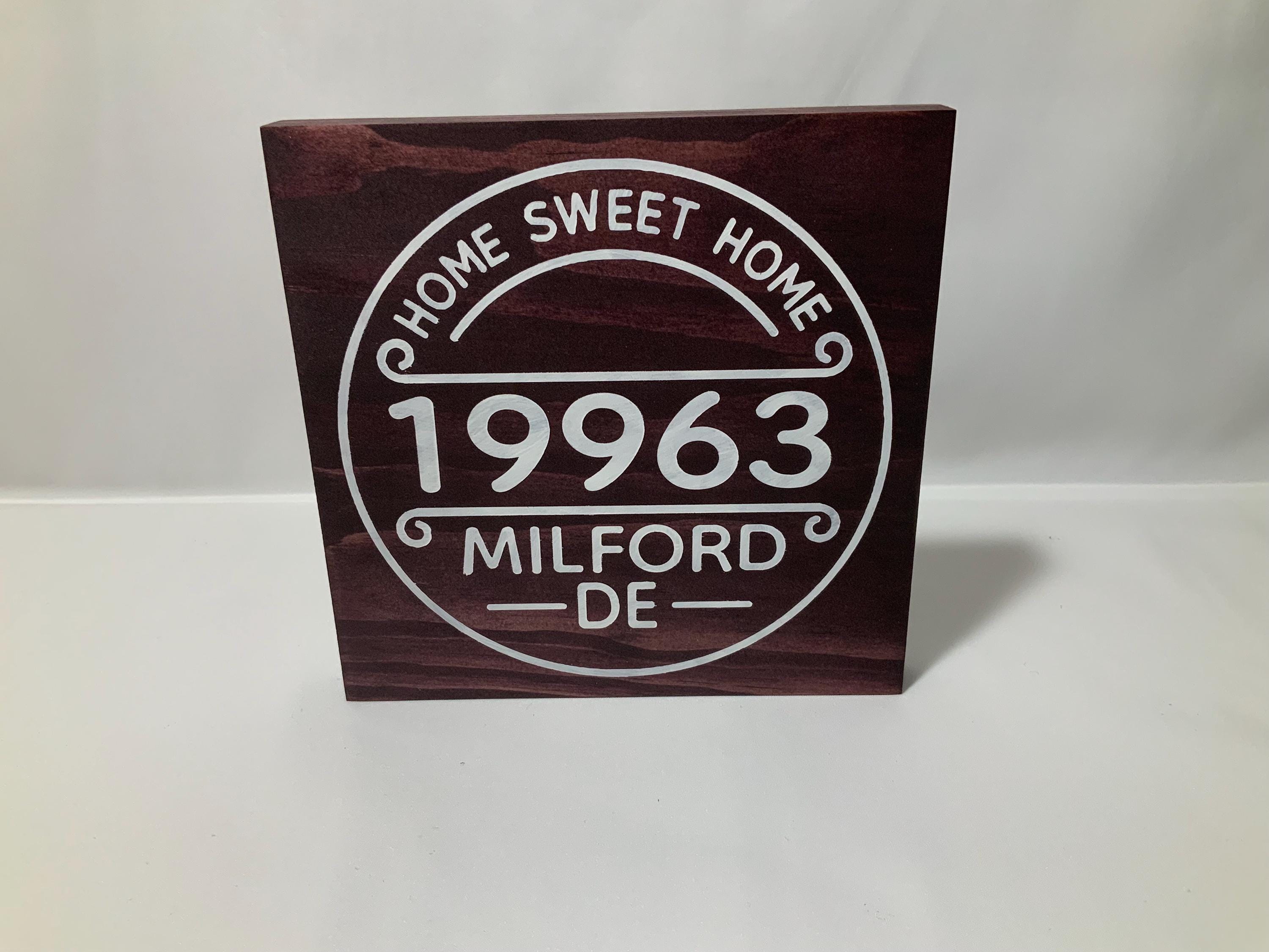 Custom Wooden Zip Code Signs, City and State Sign, Personalized Sign ...