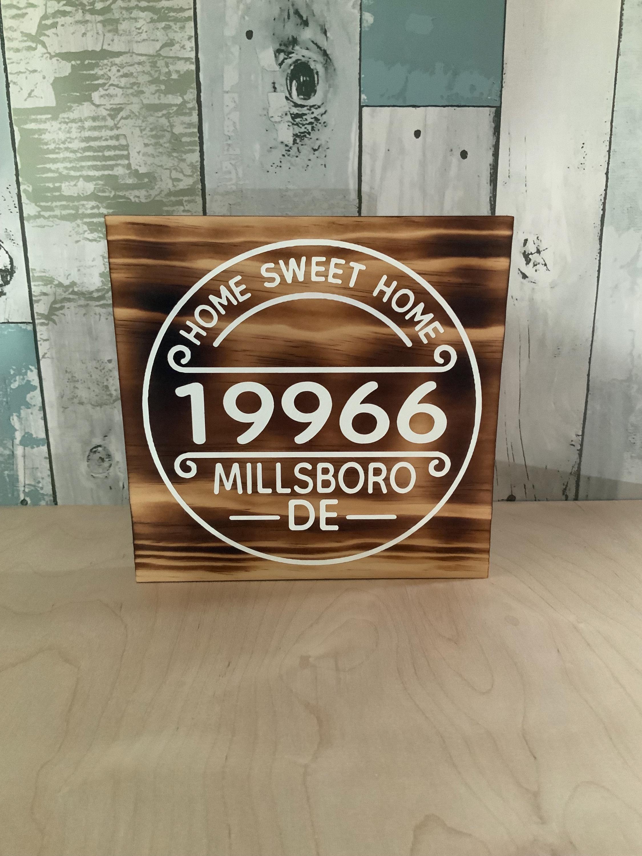 Custom Wooden Zip Code Signs, City and State Sign, Personalized Sign ...