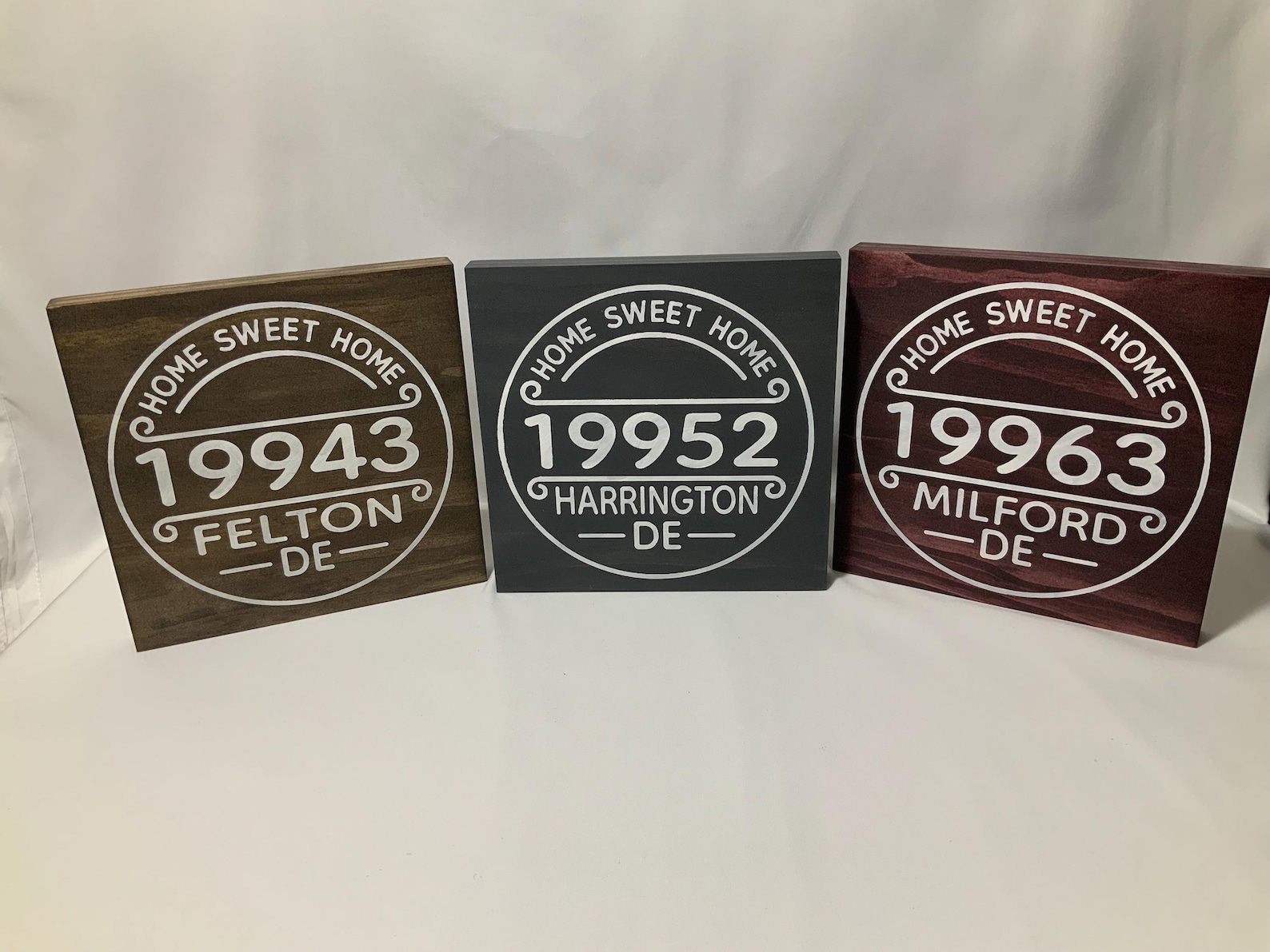 Custom Wooden Zip Code Signs, City and State Sign, Personalized Sign ...