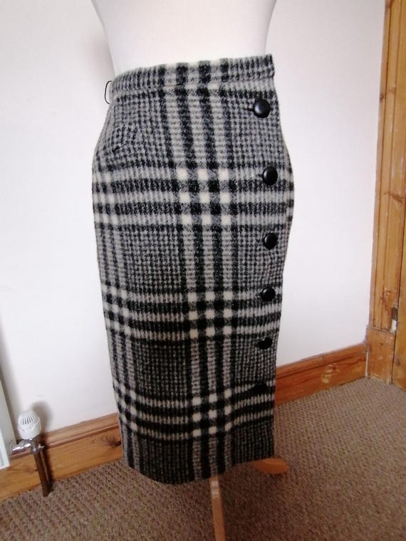 original 1950s/60s check skirt - Gem