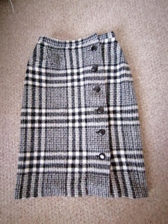 original 1950s/60s check skirt - Gem