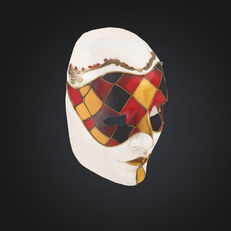 Harlequin Mask - Etsy