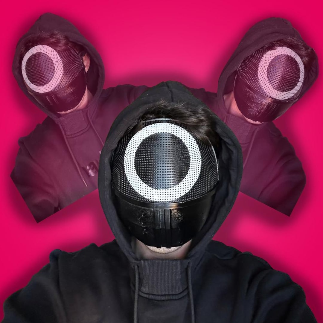 Squid Circle, Triangle, Square Mask - Guardian Mask Party Game Mask ...