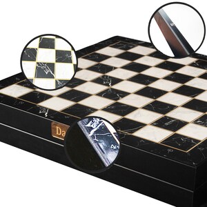 Custom Wizard Metal Chess Set With Storage 14'' X 14'' | Personalized ...