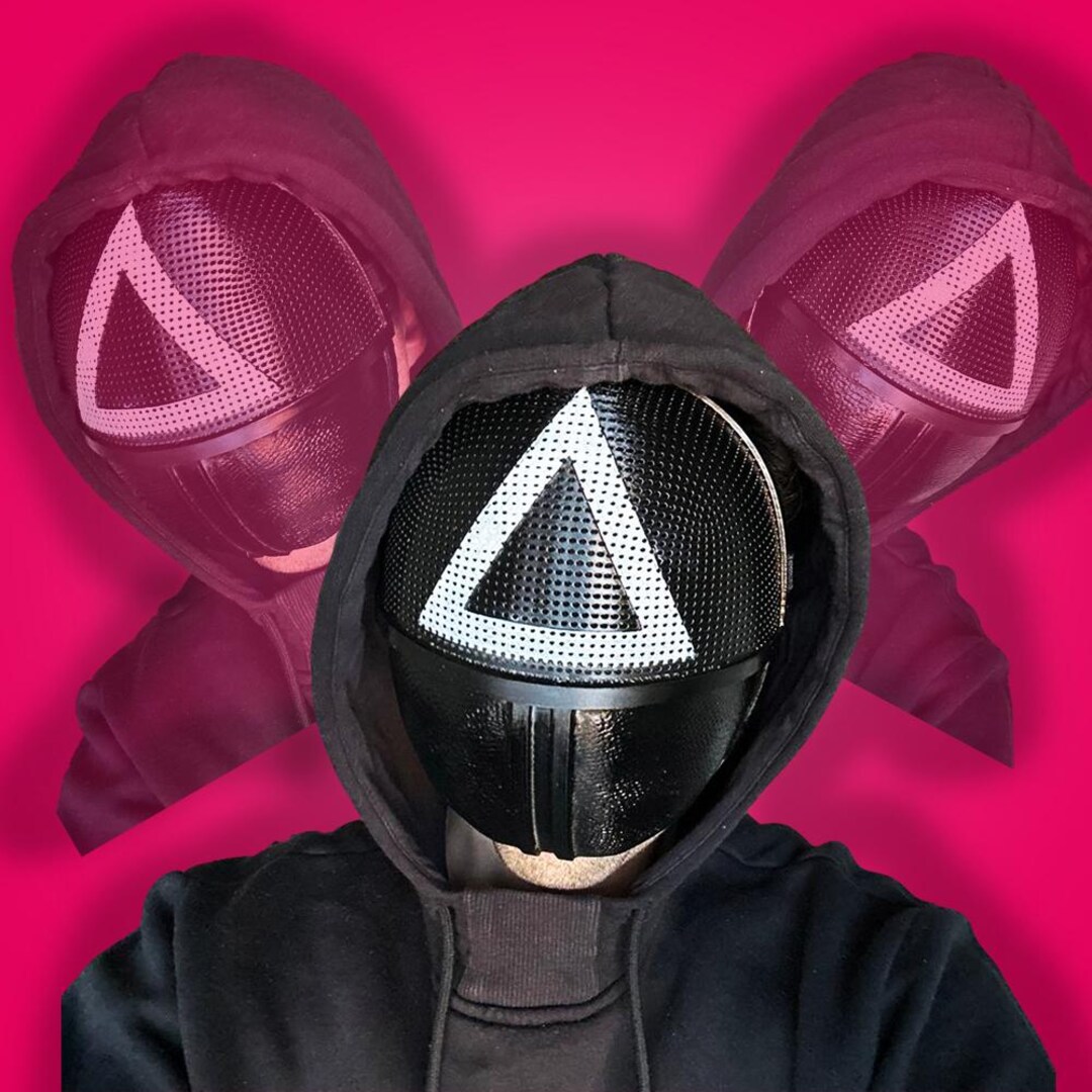 Squid Triangle, Square, Circle Mask - Guardian Mask Party Game Mask ...