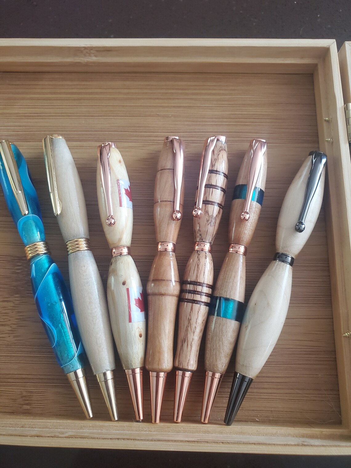 Custom Made Hand Turned Pens - Etsy