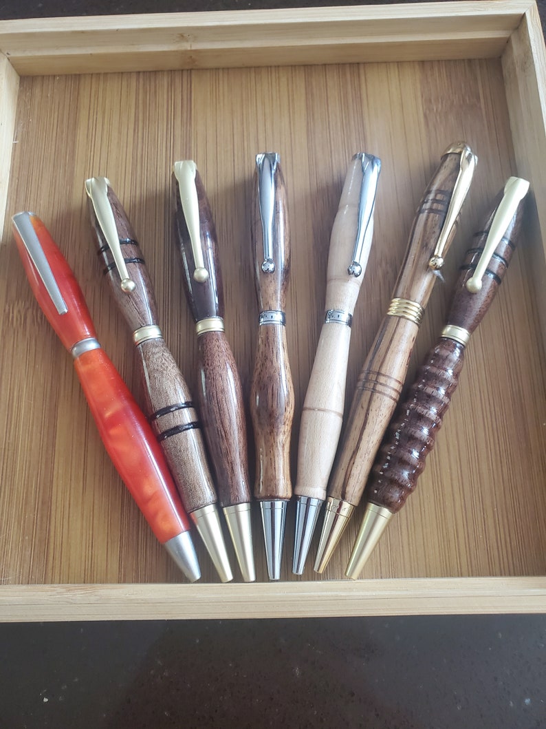 Custom Made Hand Turned Pens - Etsy