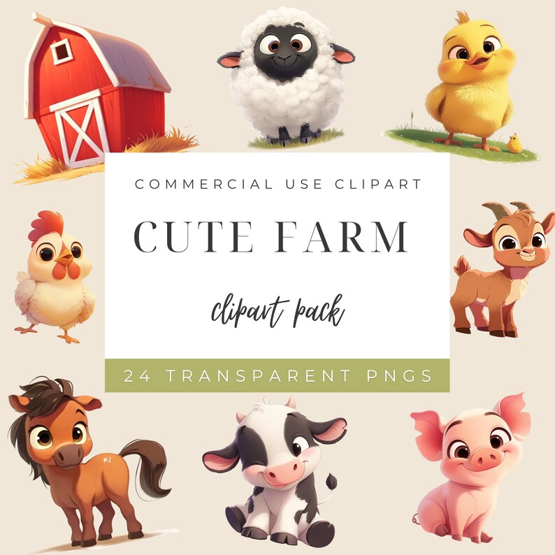 Farm Clipart | Png Transparent Background | Commercial Use Svg ...