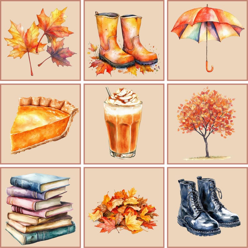 Autumn Clipart | Png Transparent Background | Commercial Use Svg ...