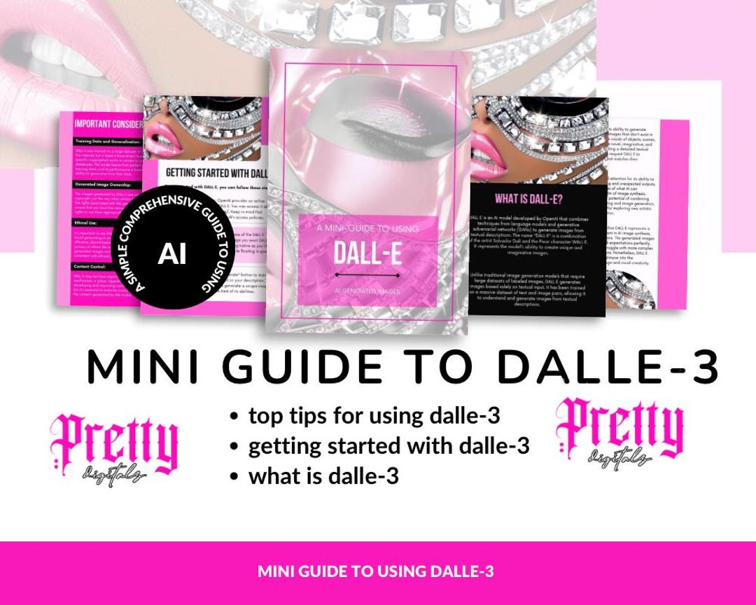 Mini Guide to Using Dalle-3 PRL Done for You Resell Guide Ebook AI ...
