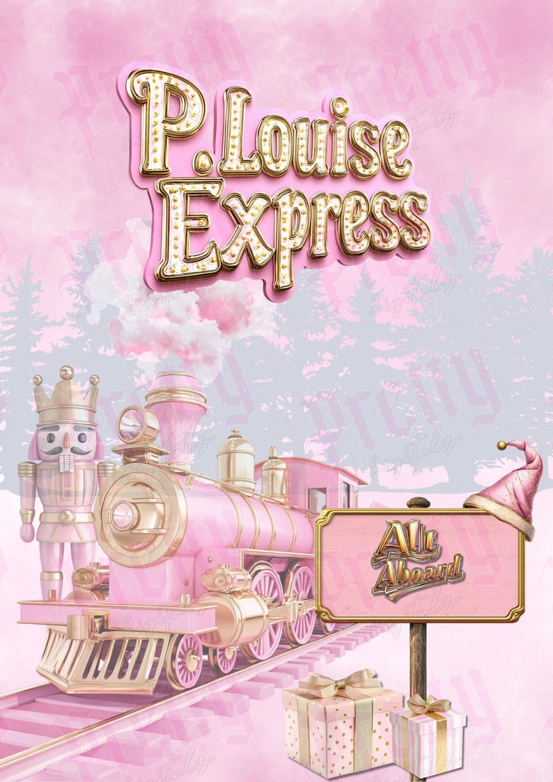 29-piece P. Louise Inspired Digital Elements Pack | Pink & Gold ...