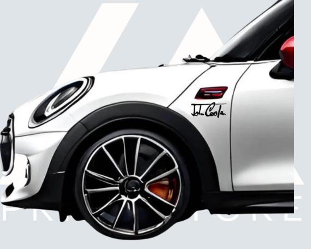 John Cooper Signature Sticker Decal Graphic 15cm / 6 - Etsy