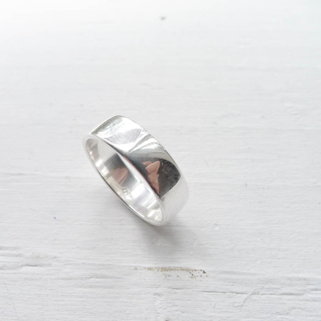 Stamping Ring Blanks 6mm Finger Ring Size 8 Thicker for Names or ...