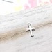Tiny Silver Cross Charms Fancy Small Sterling Crosses Pendants for ...