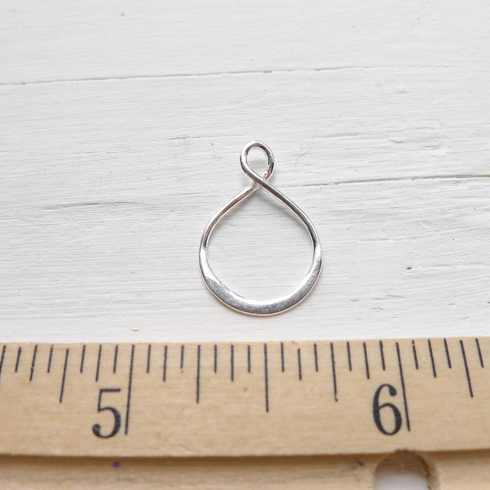 Eternity Charm Sterling Silver Infinity Pendant LHS4313 - Etsy