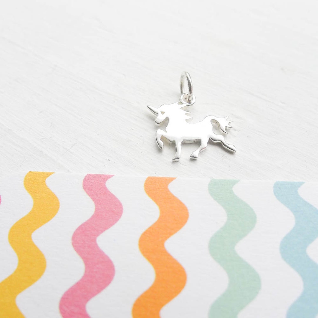Unicorn Charm or Pendant for Sterling Silver Jewelry Making (CNA1432 ...