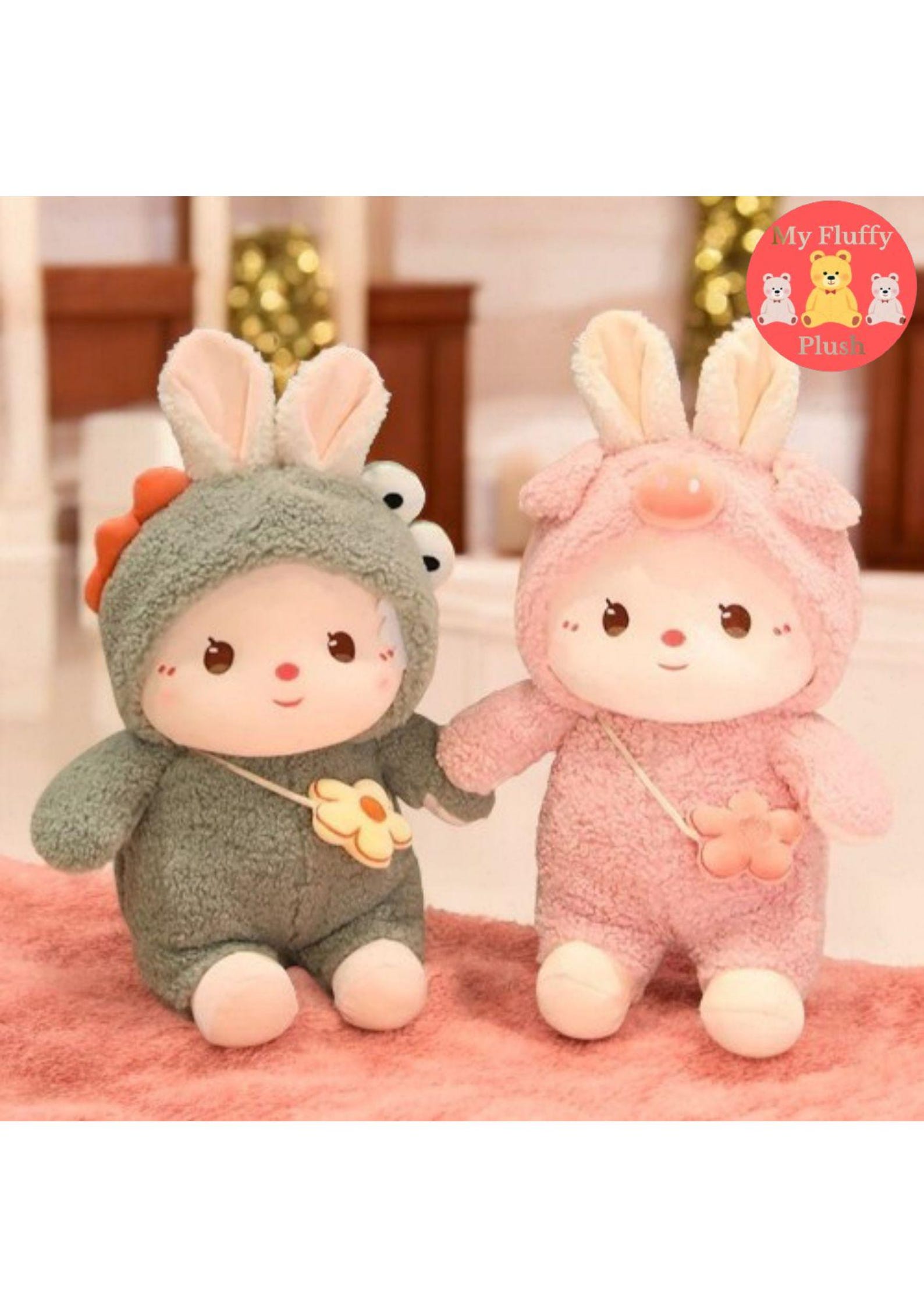 Myfluffyplush Adorable Soft Plush Toys Kawaii Bunny / Lapin in Various ...