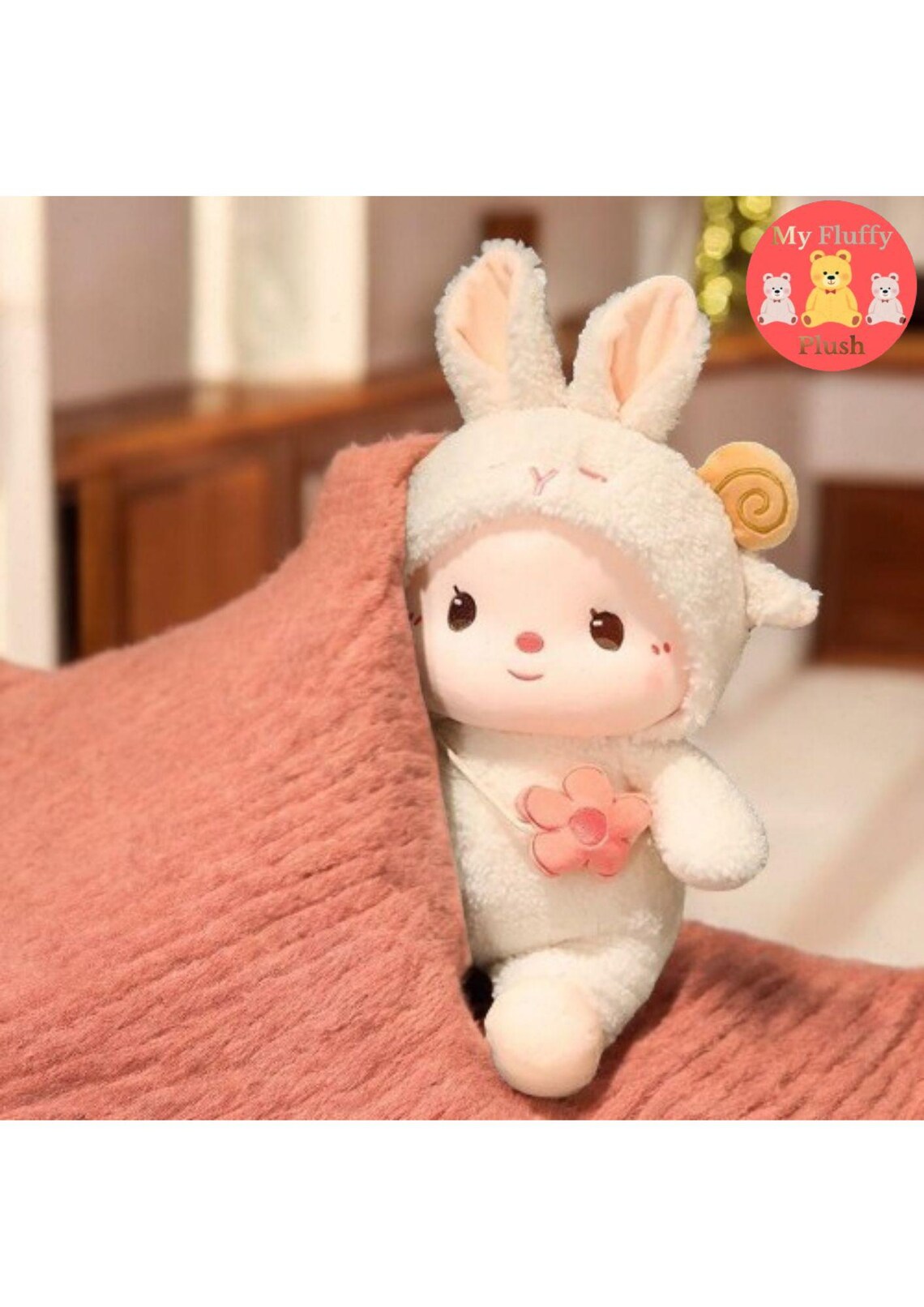 Myfluffyplush Adorable Soft Plush Toys Kawaii Bunny / Lapin in Various ...