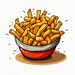 Cheese Fries Clipart | 5 High Quality Jpg's | Digital Download | Fries Graphics | Fast Food ...