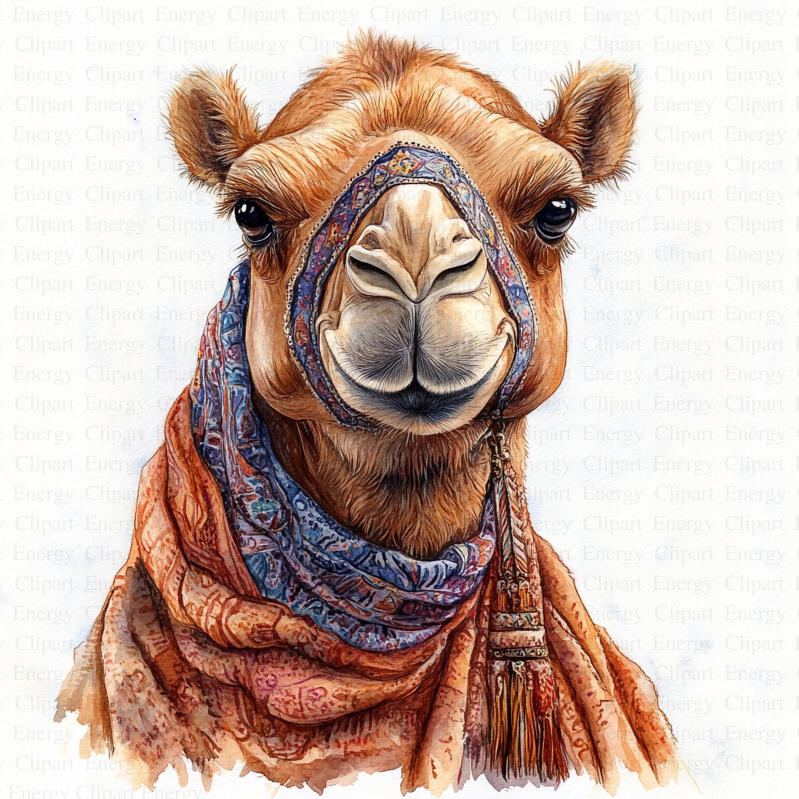 Watercolor Camel Clipart | 5 High Quality Jpg's | Digital Download ...