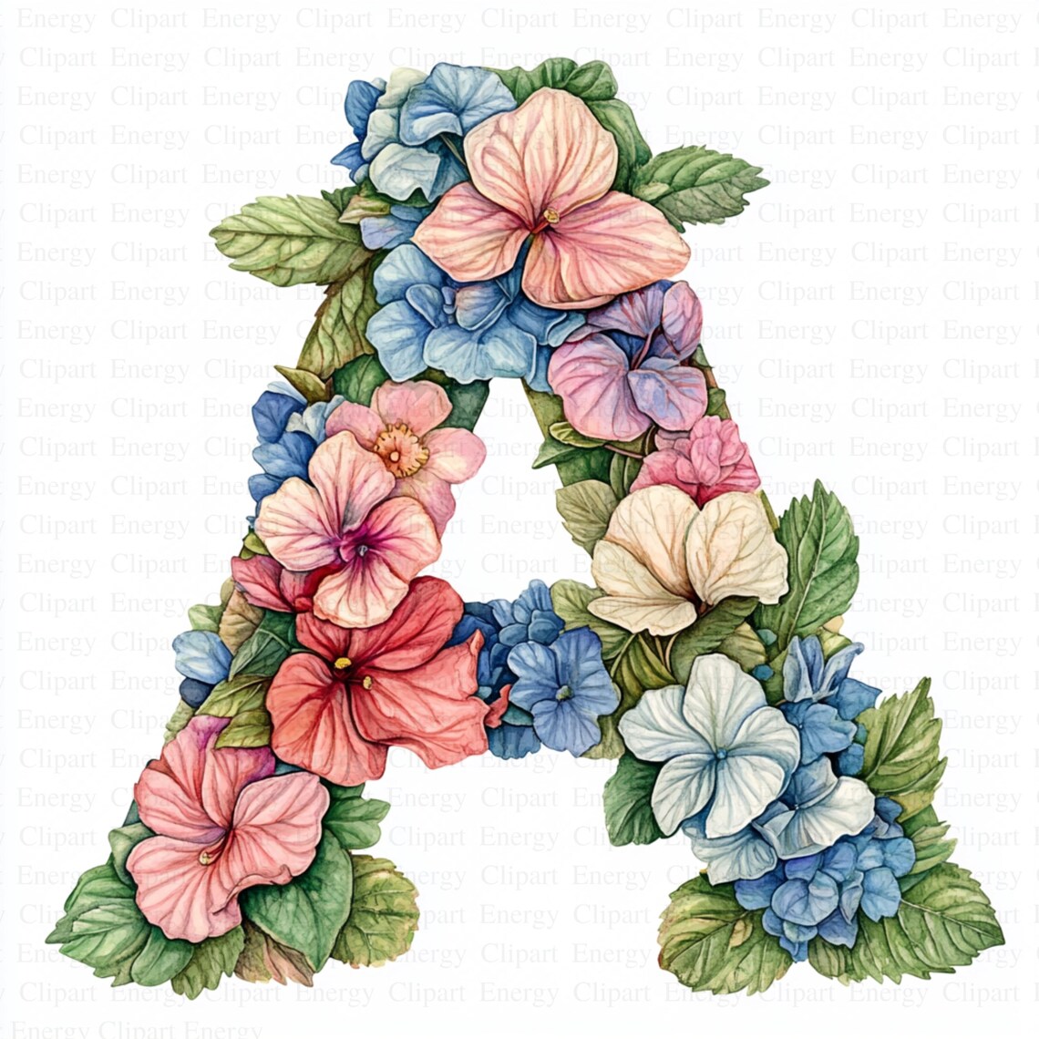 Letter A Clipart | 5 High Quality Jpg's | Digital Download | Initial ...