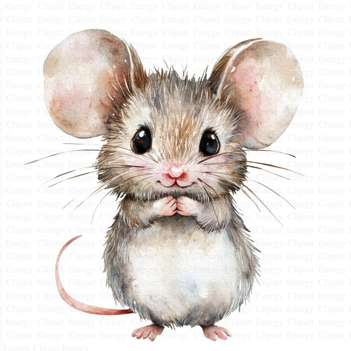 Cute Mouse Clipart | 5 High Quality Jpg's | Digital Download | Mouse ...