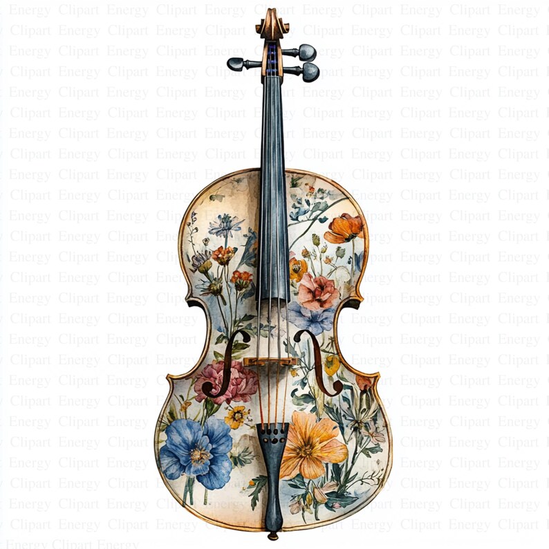 Cello Sketches Clipart | 5 High Quality Jpg's | Digital Download ...