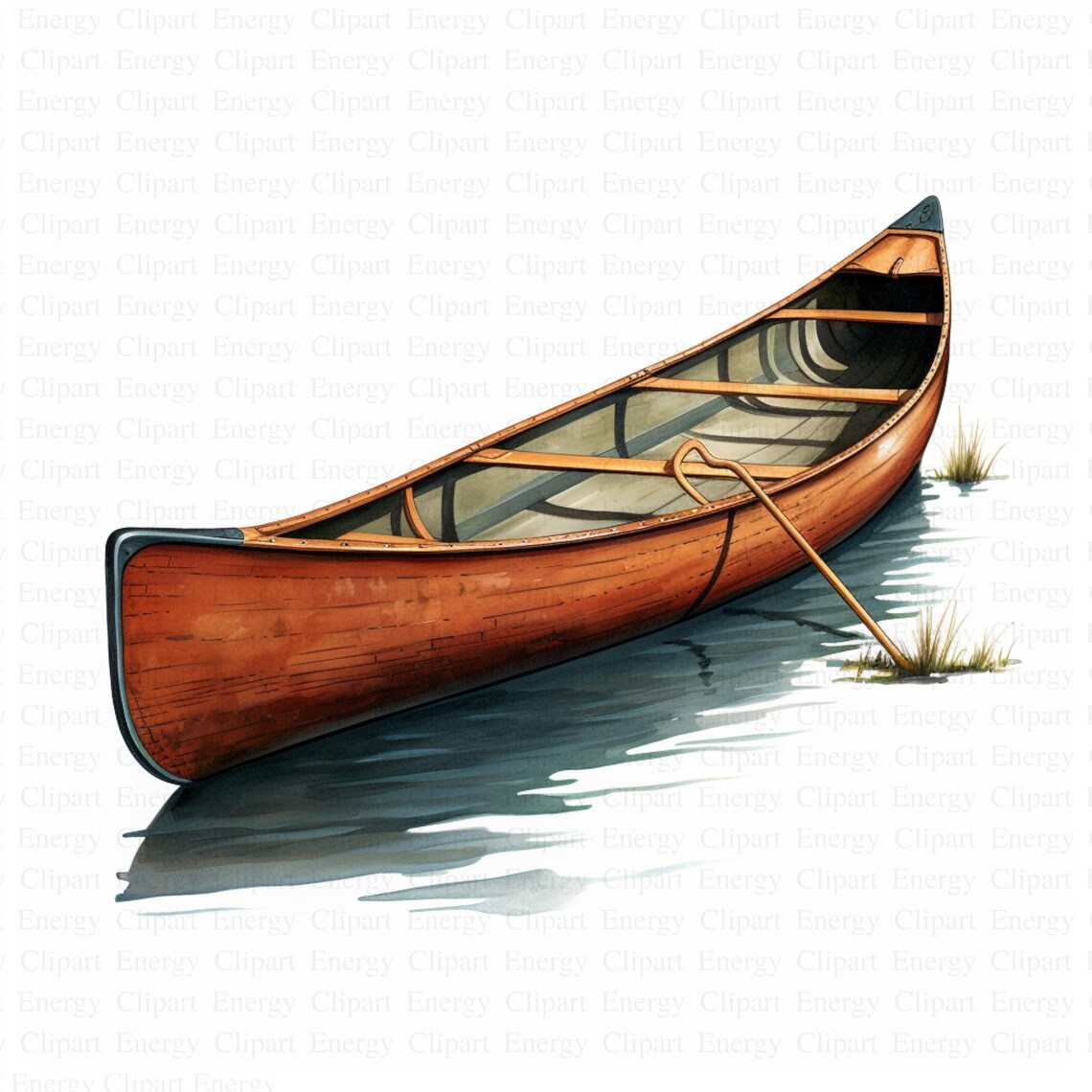 Vintage Canoe Clipart | 5 High Quality Jpg's | Digital Download | Canoe ...