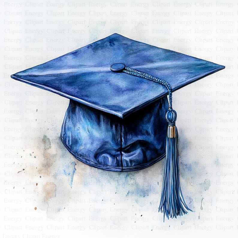 Graduation Hat Clipart 5 High Quality Jpg's Digital Download Academic ...