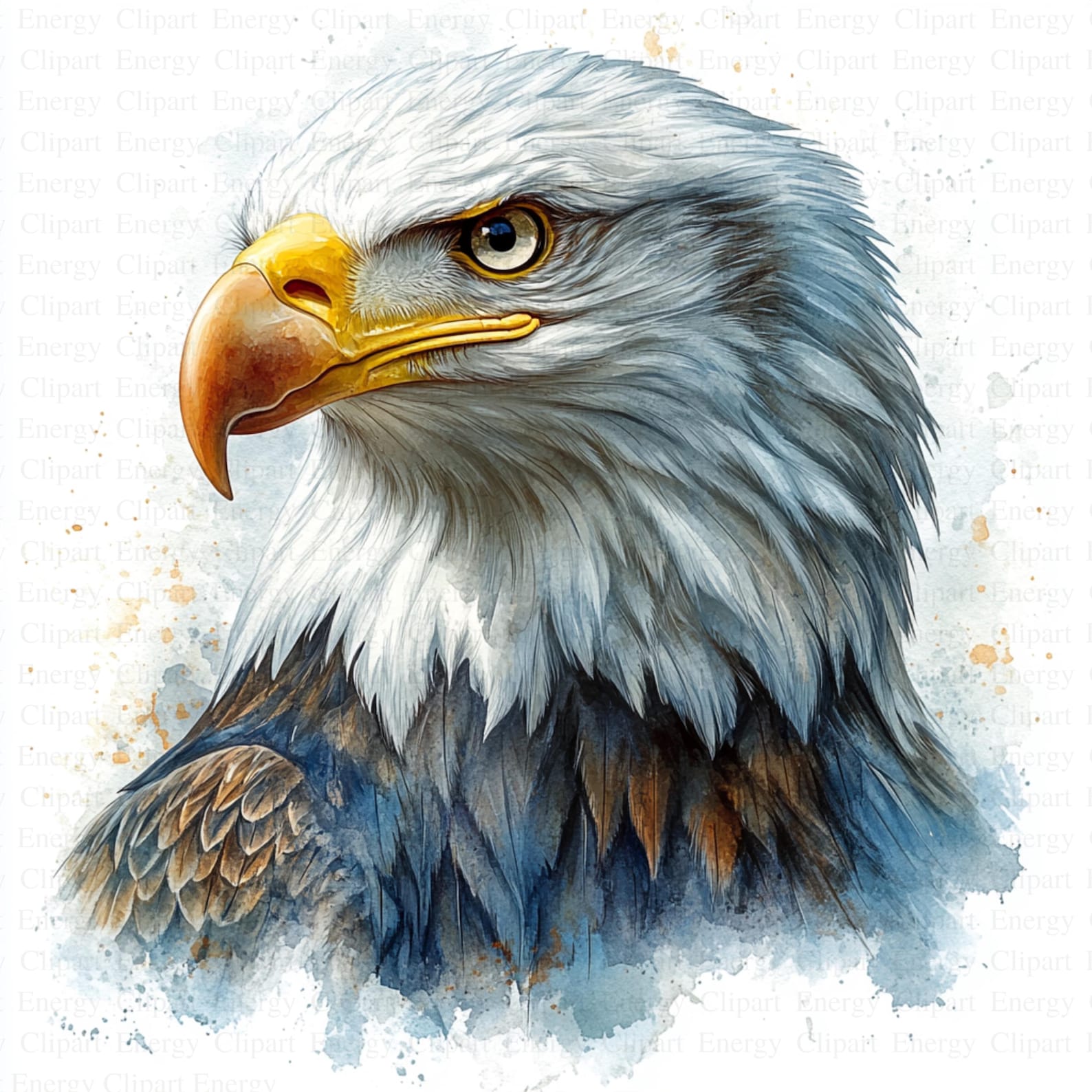 Vintage Eagle Clipart | 5 High Quality Jpg's | Digital Download ...