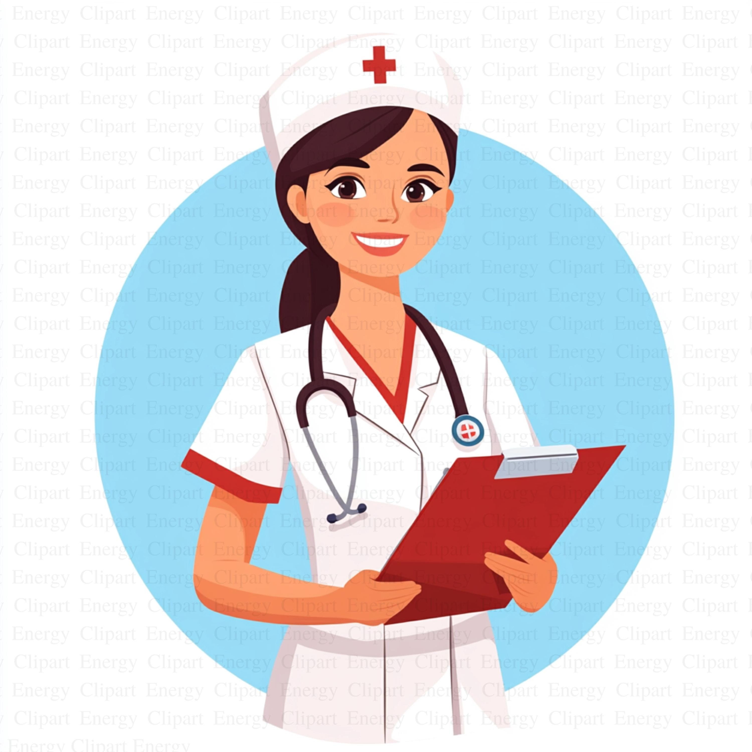Nurse Education Clipart | 5 High Quality Jpg's | Digital Download ...