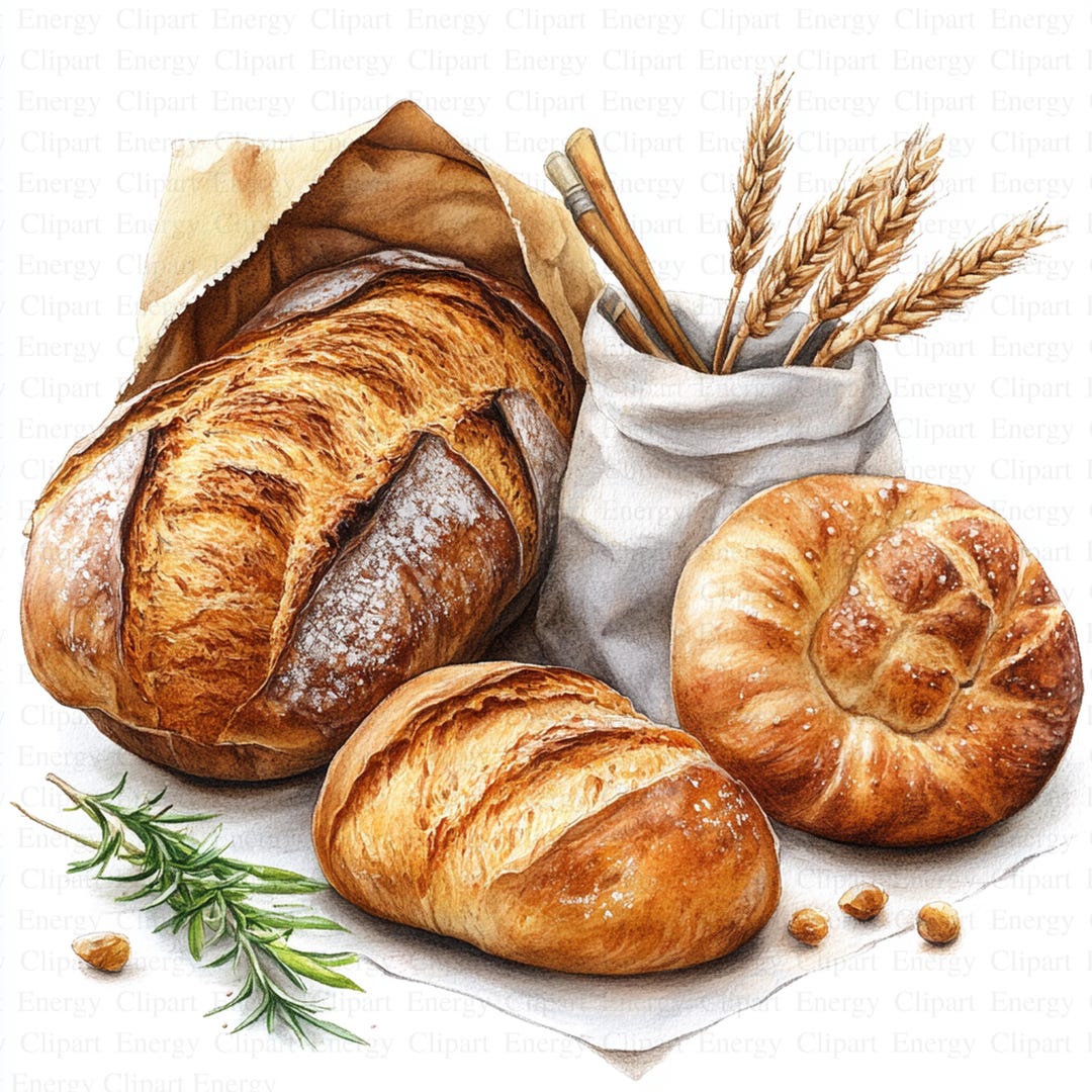 Baker Clipart | 5 High Quality Jpg's | Digital Download | Culinary ...