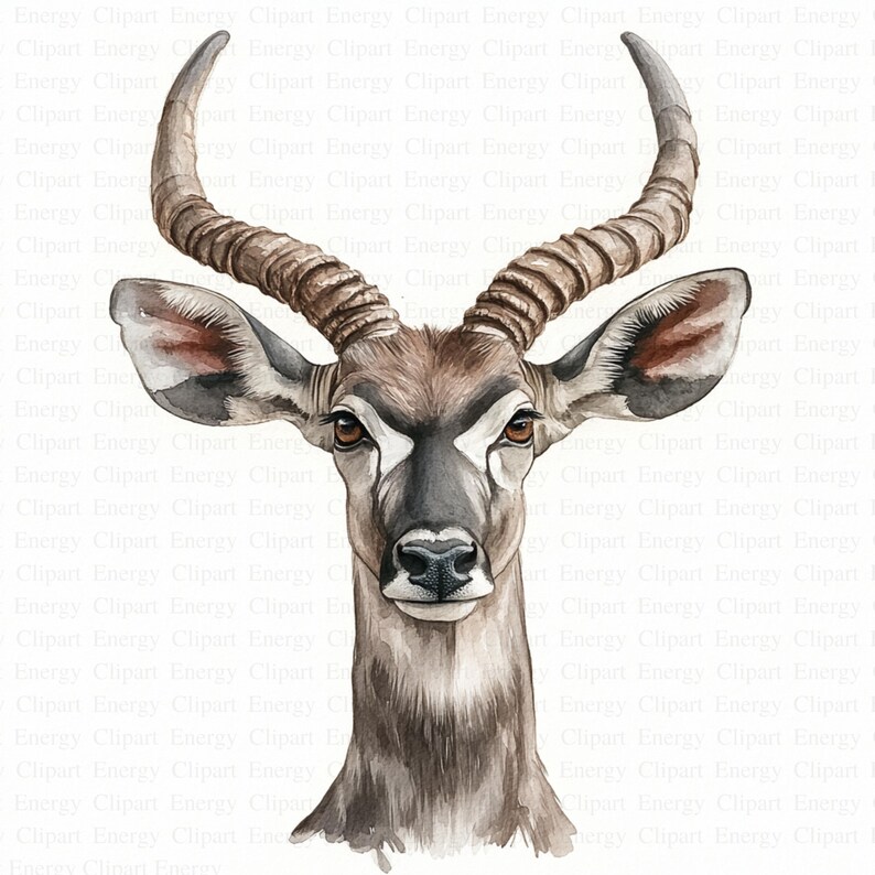 Great Kudu Clipart | 5 High Quality Jpg's | Digital Download | Majestic ...