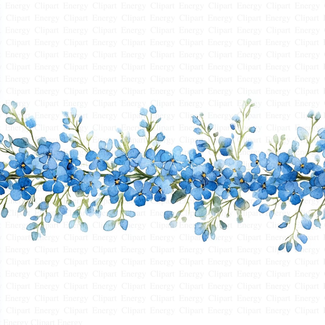 Floral Border | 5 High Quality Jpgs | Digital Download | Art | Forget ...