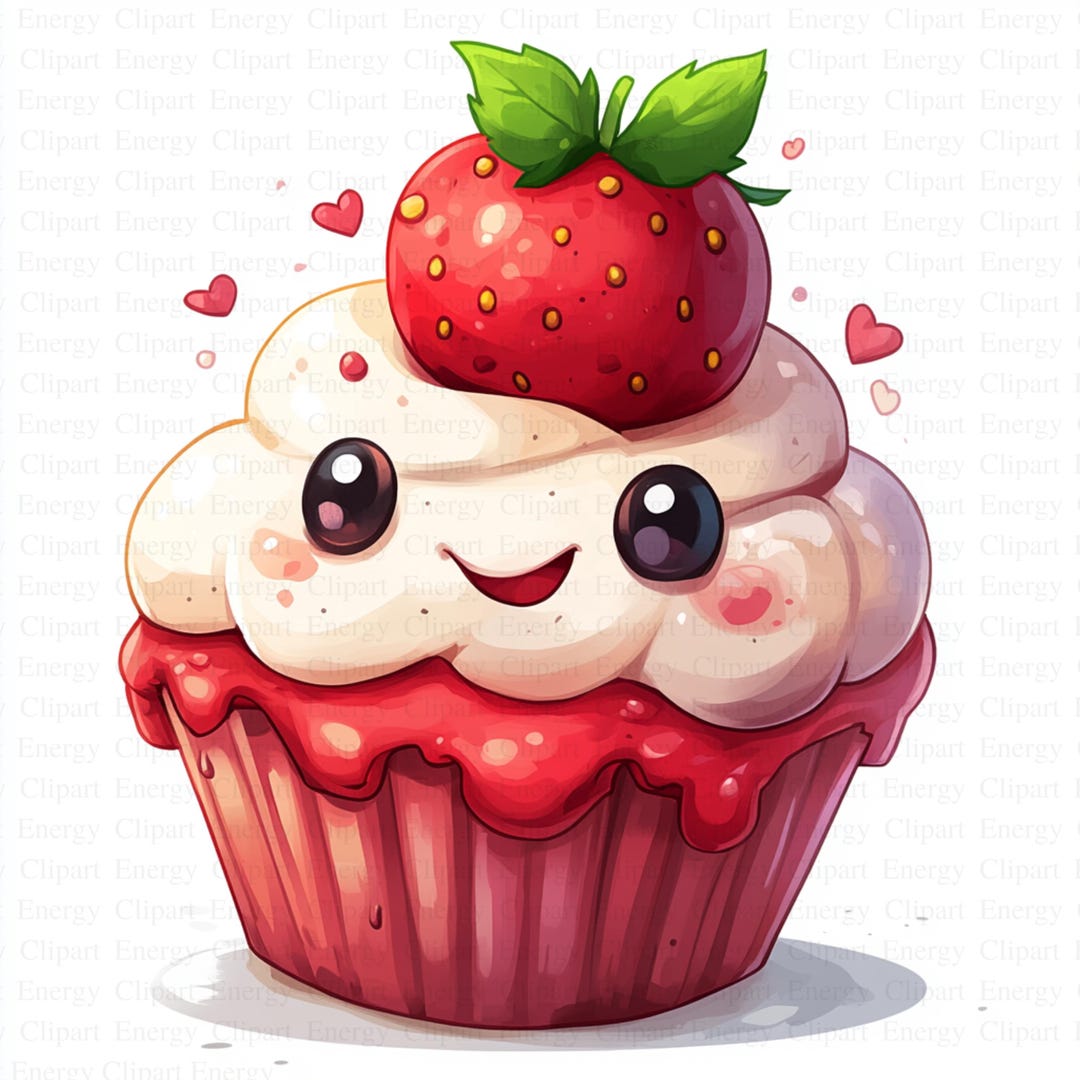 Cute Sweet Clipart | 5 High Quality Jpg's | Digital Download | Kawaii ...