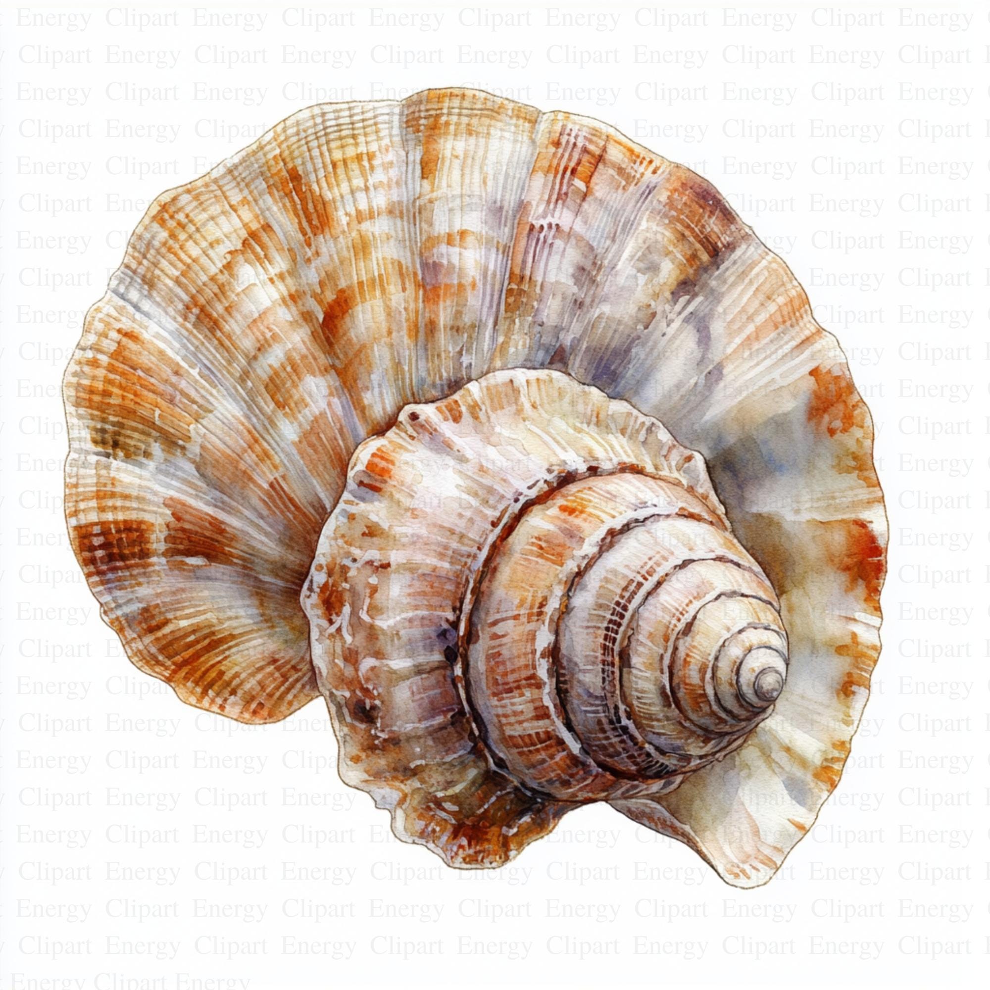 Gorgeous Sea Shells Clipart | 5 High Quality Jpgs | Digital Download ...