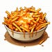 Cheese Fries Clipart | 5 High Quality Jpg's | Digital Download | Fries Graphics | Fast Food ...