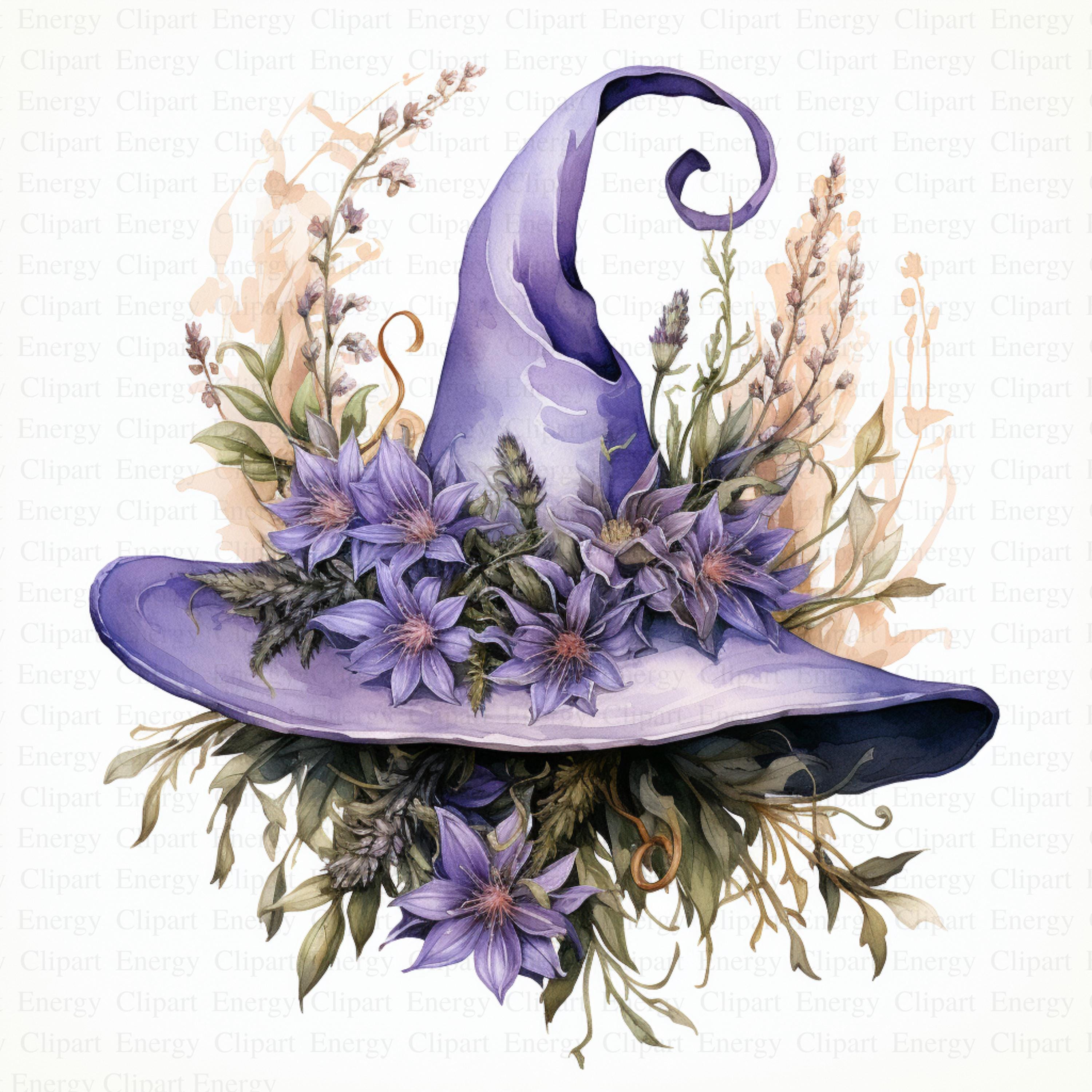 Witch Hat Clipart | 5 High Quality Jpg's | Digital Download | Halloween ...