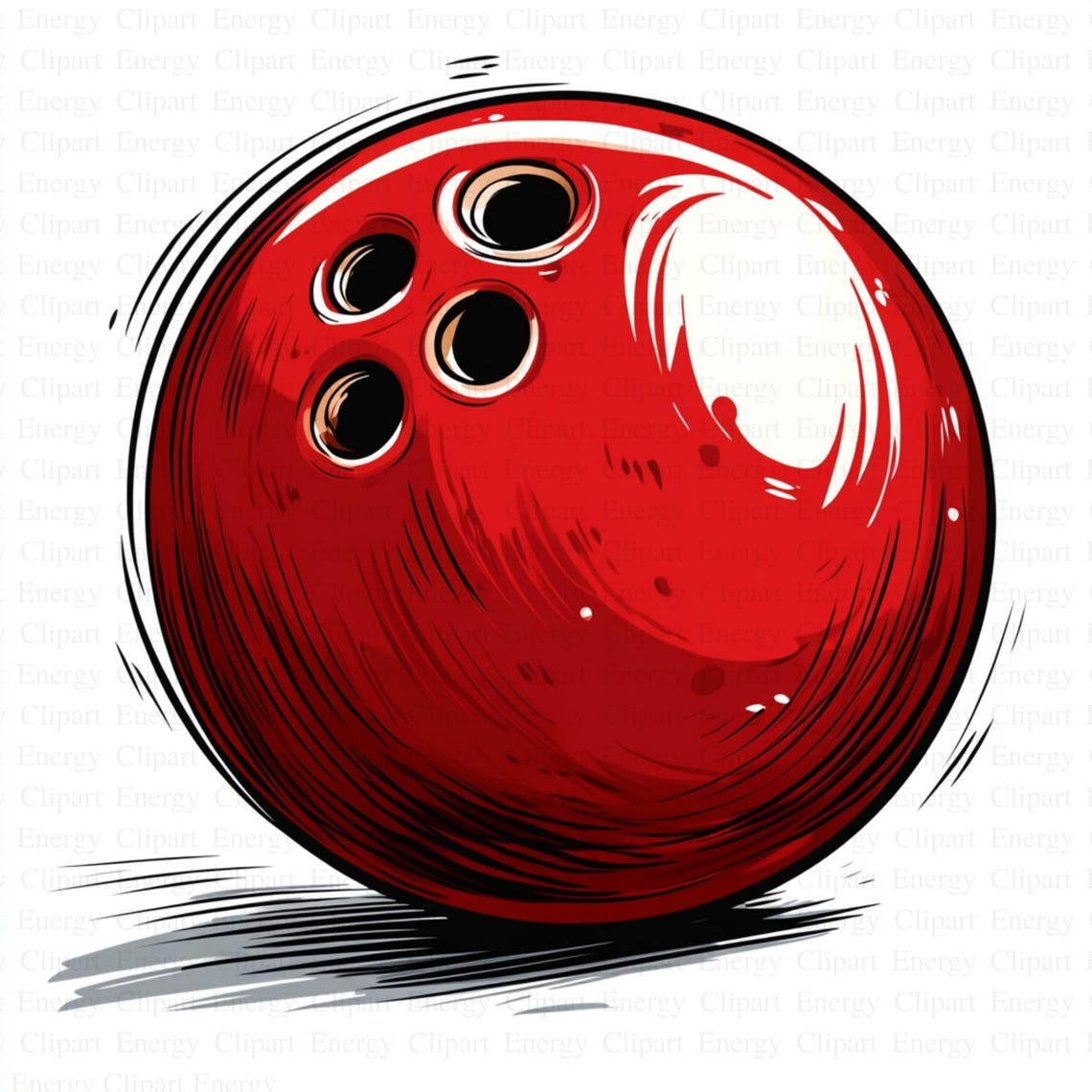 Bowling Ball Clipart | 5 High Quality Jpg's | Digital Download | Sports ...