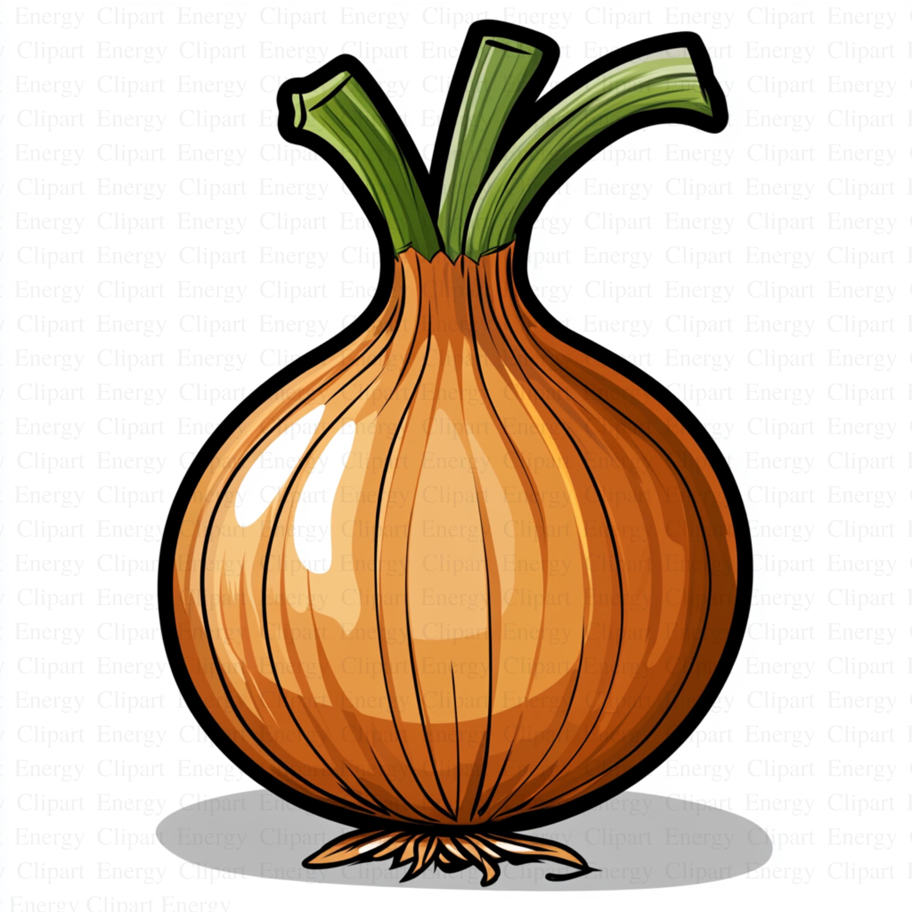 Cute Onion Clipart | 5 High Quality Jpg's | Digital Download | Onion ...