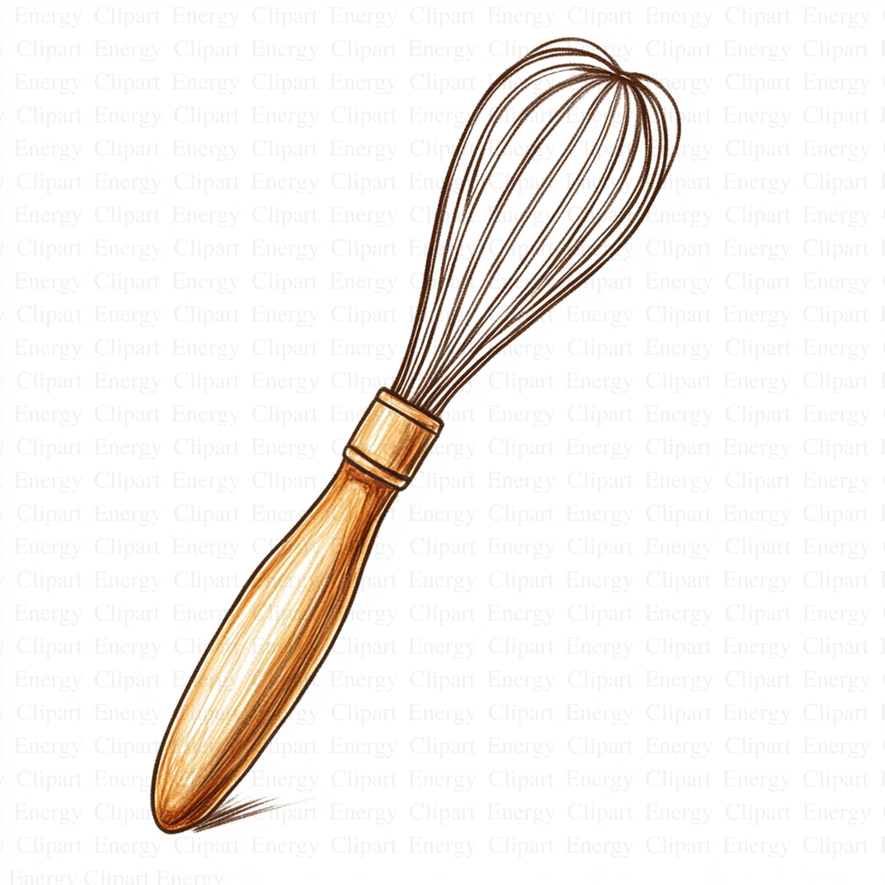 Whisk Clipart 5 High Quality Jpg's Digital Download Baking Tools Art ...