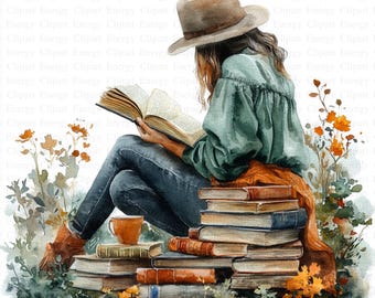 Reading Corner Clipart 5 High Quality Jpgs Digital Download ...