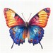 Whimsical Butterflies Clipart 5 High Quality Jpg's Digital Download ...
