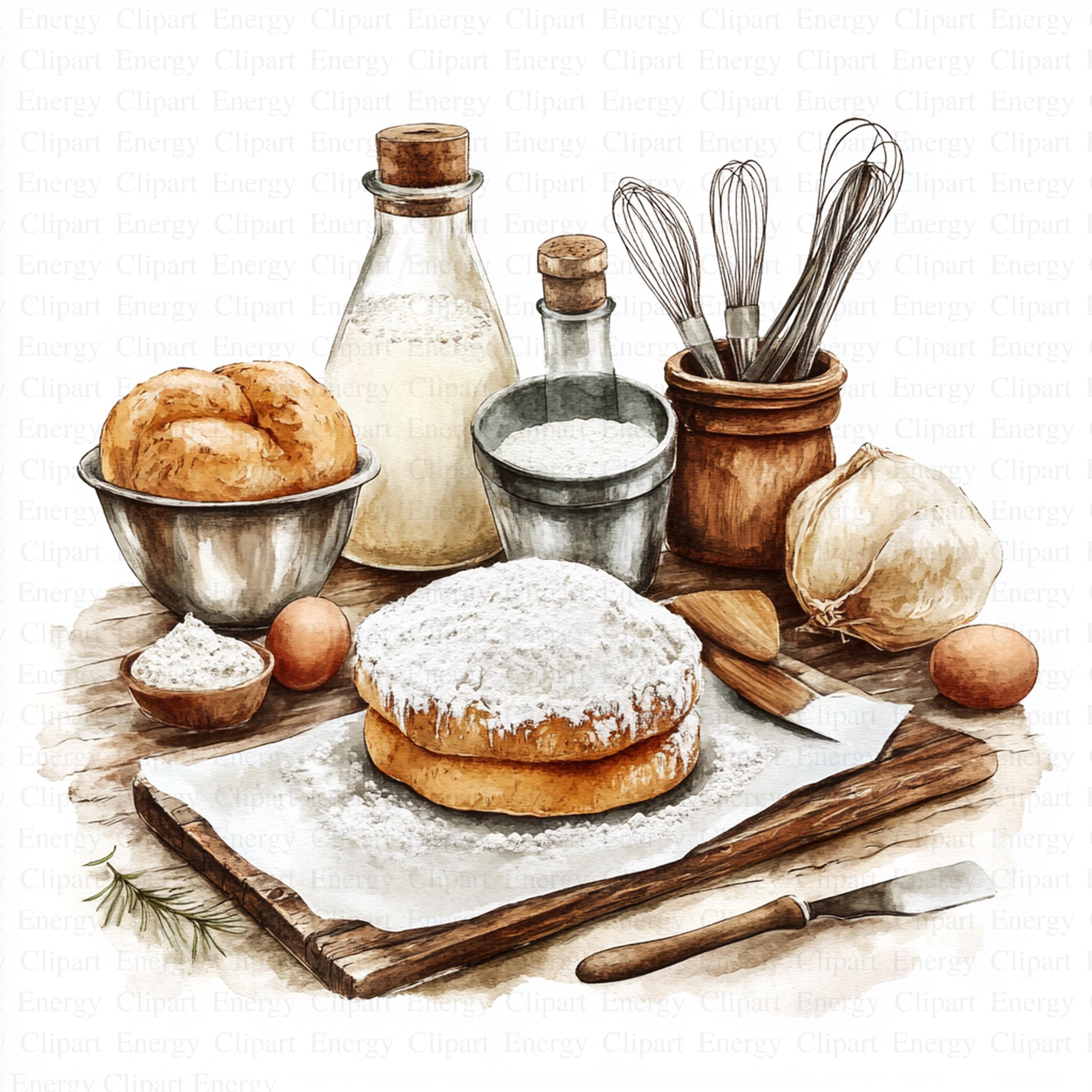 Vintage Baking | 5 High Quality Jpg's | Digital Download | Retro ...
