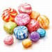 Rainbow Candy Clipart | 5 High Quality Jpg's | Digital Download ...