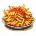Cheese Fries Clipart | 5 High Quality Jpg's | Digital Download | Fries Graphics | Fast Food ...