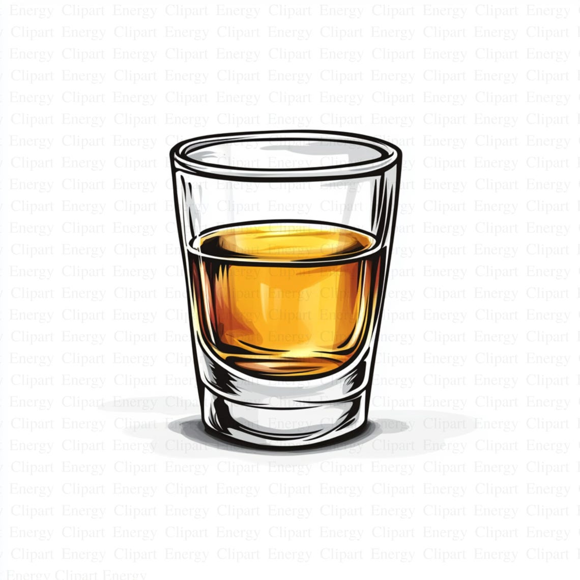 Shot Glass Clipart | 5 High Quality Jpg's | Digital Download | Shot ...
