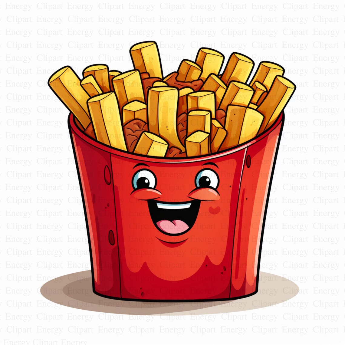 French Fries Clipart | 5 High Quality Jpg's | Digital Download | Fries ...