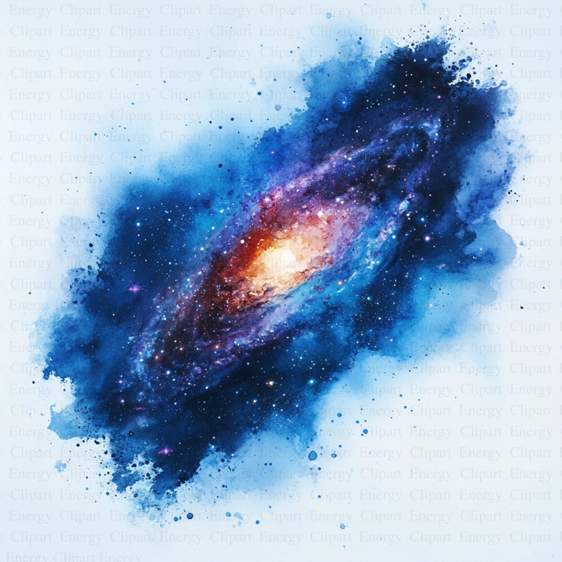 Watercolor Galaxy Backgrounds | 5 High Quality Jpgs | Digital Download ...